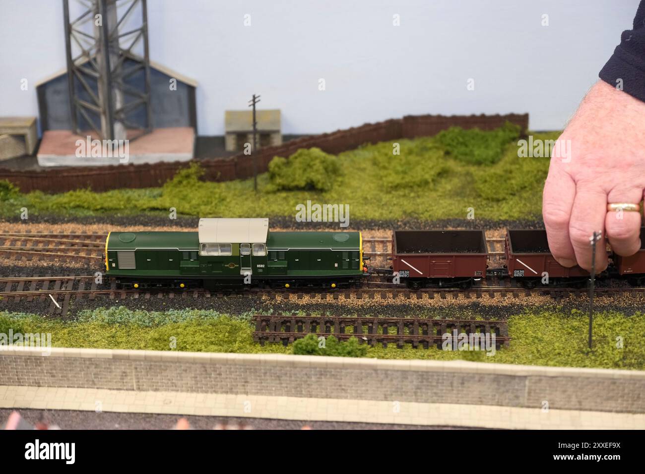 Hawick, UK. 24th Aug, 2024. Exhibition of Model Rail displays at the ...