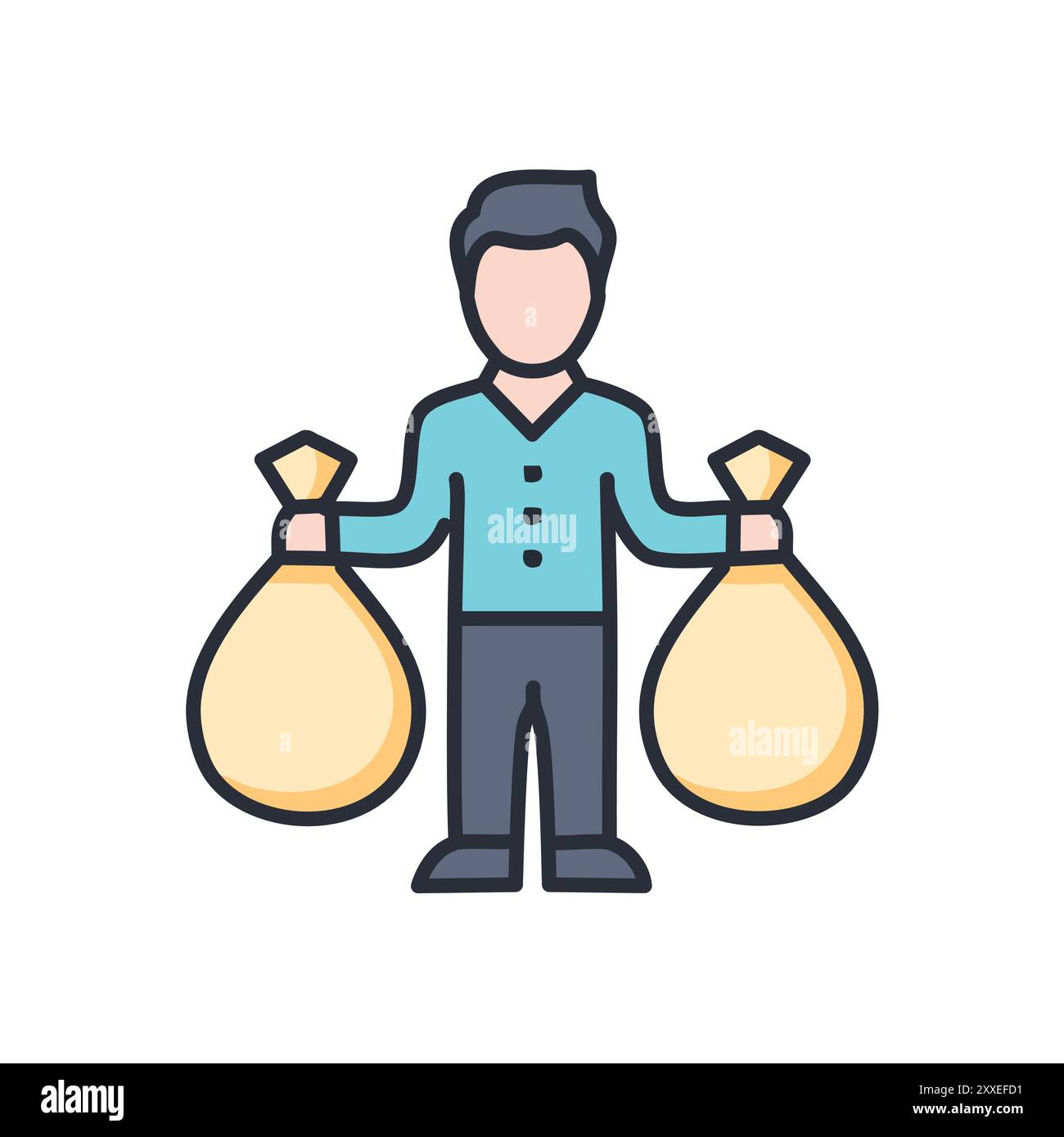 Spending a fortune Stock Vector Images - Alamy