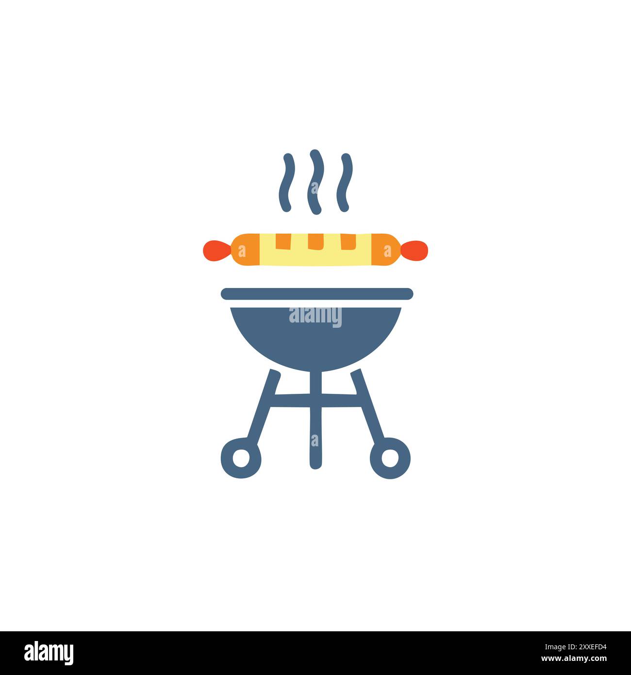 Charred on a grill Stock Vector Images - Alamy