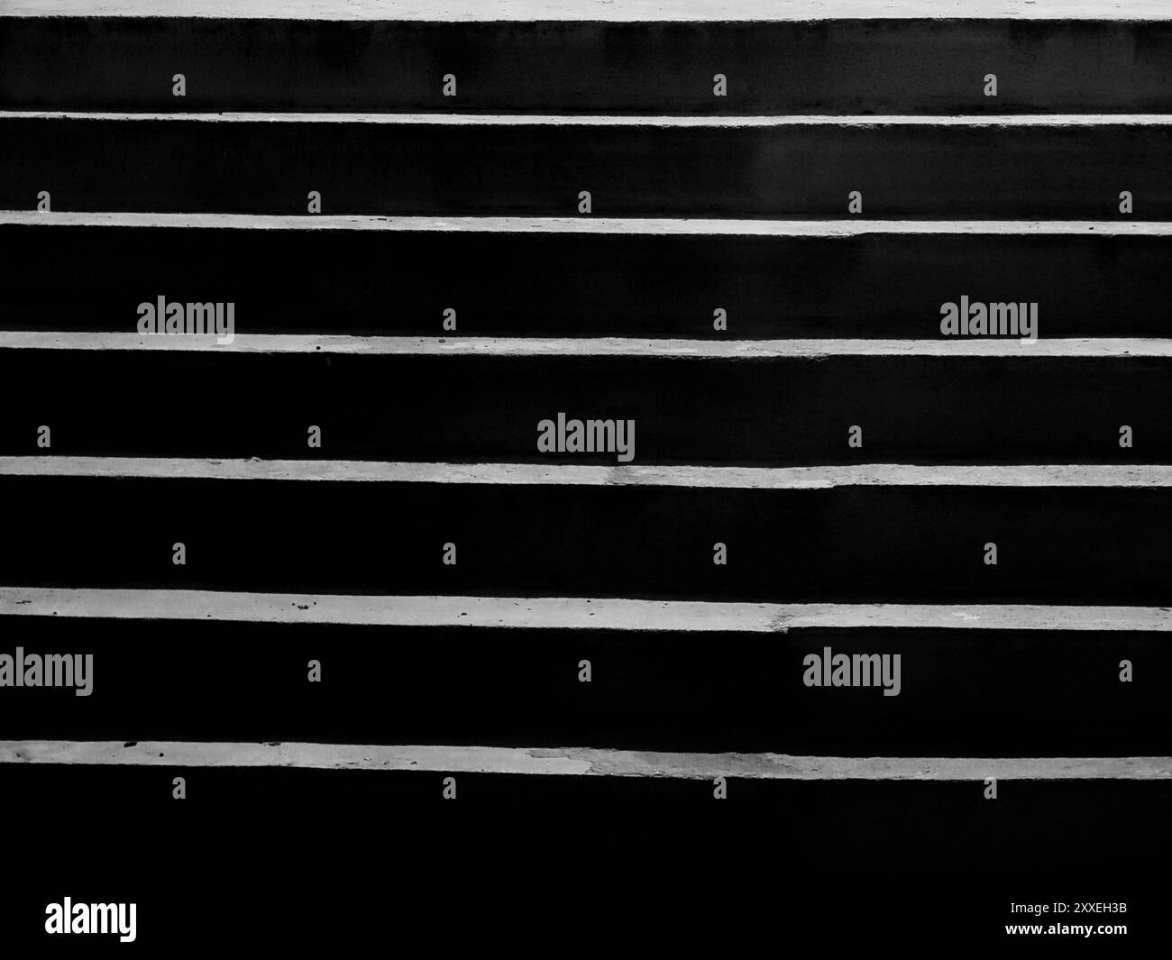 Concrete Staircase: Pattern and Texture with Light and Shadow in Black ...