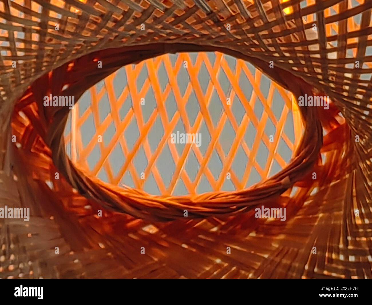 Abstract Hive: Bee-Inspired Pattern and Texture Inside Room Lantern ...