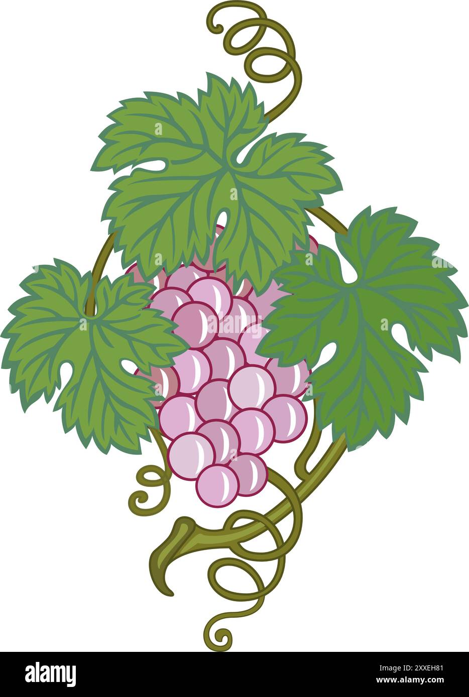 Organic garden clusters Stock Vector Images - Alamy