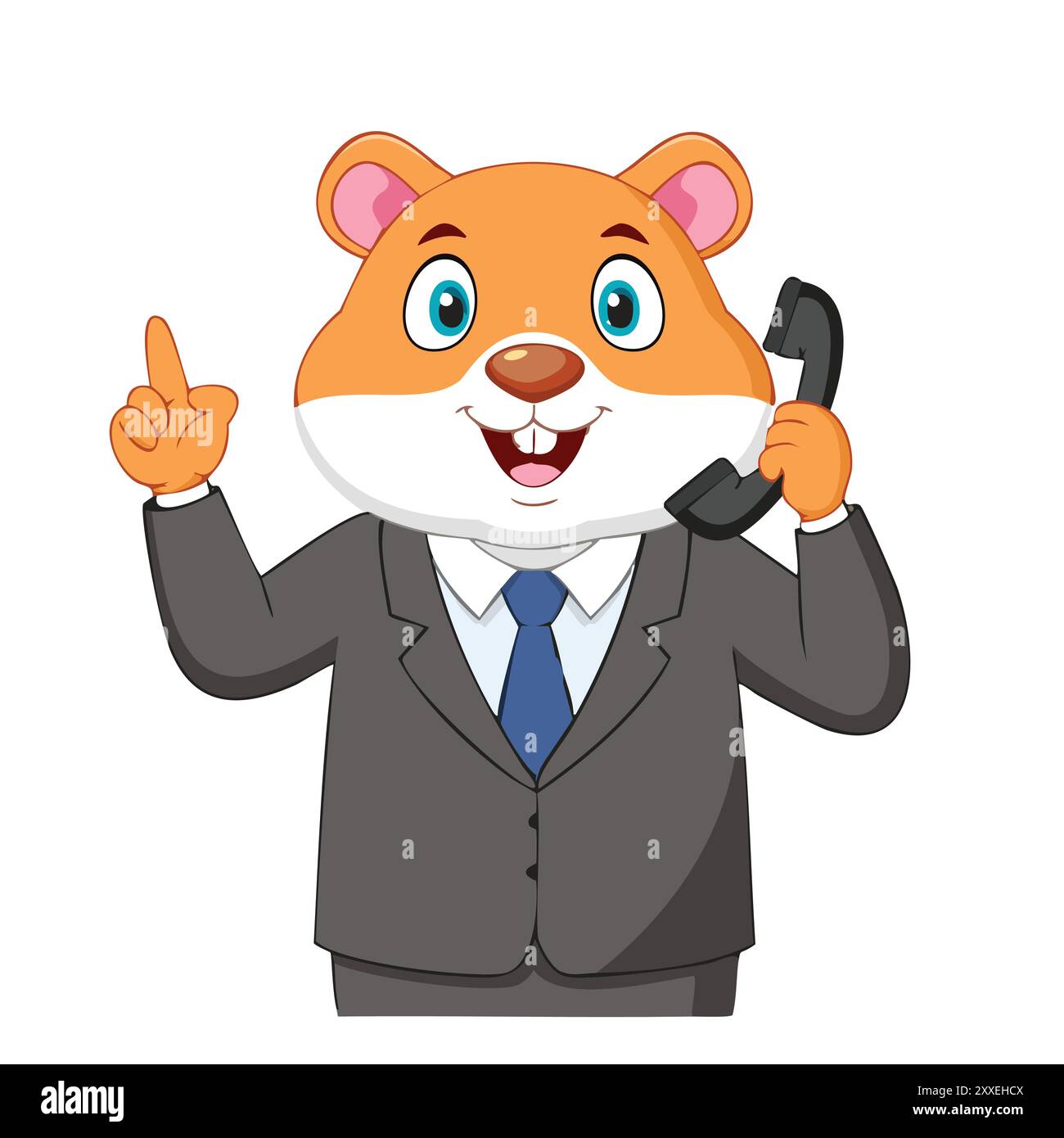 Hand holding hamster Stock Vector Images - Alamy
