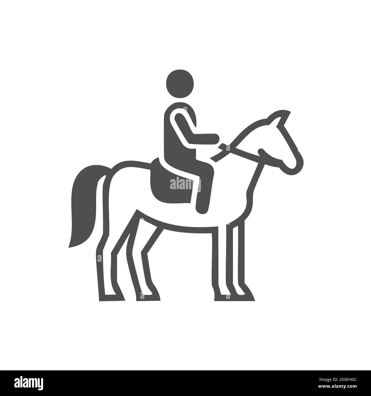Horse Riding Silhouette Clip Art