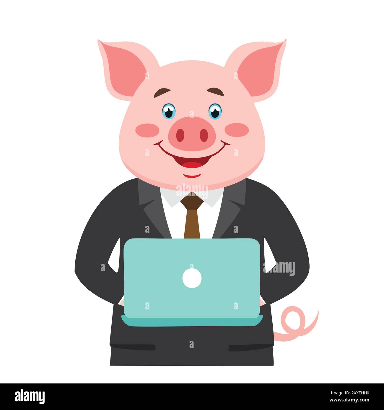 Internet research laptop in Stock Vector Images - Alamy