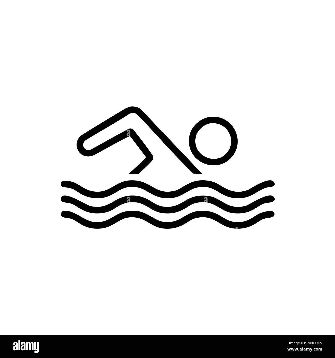 Current in the water Stock Vector Images - Alamy