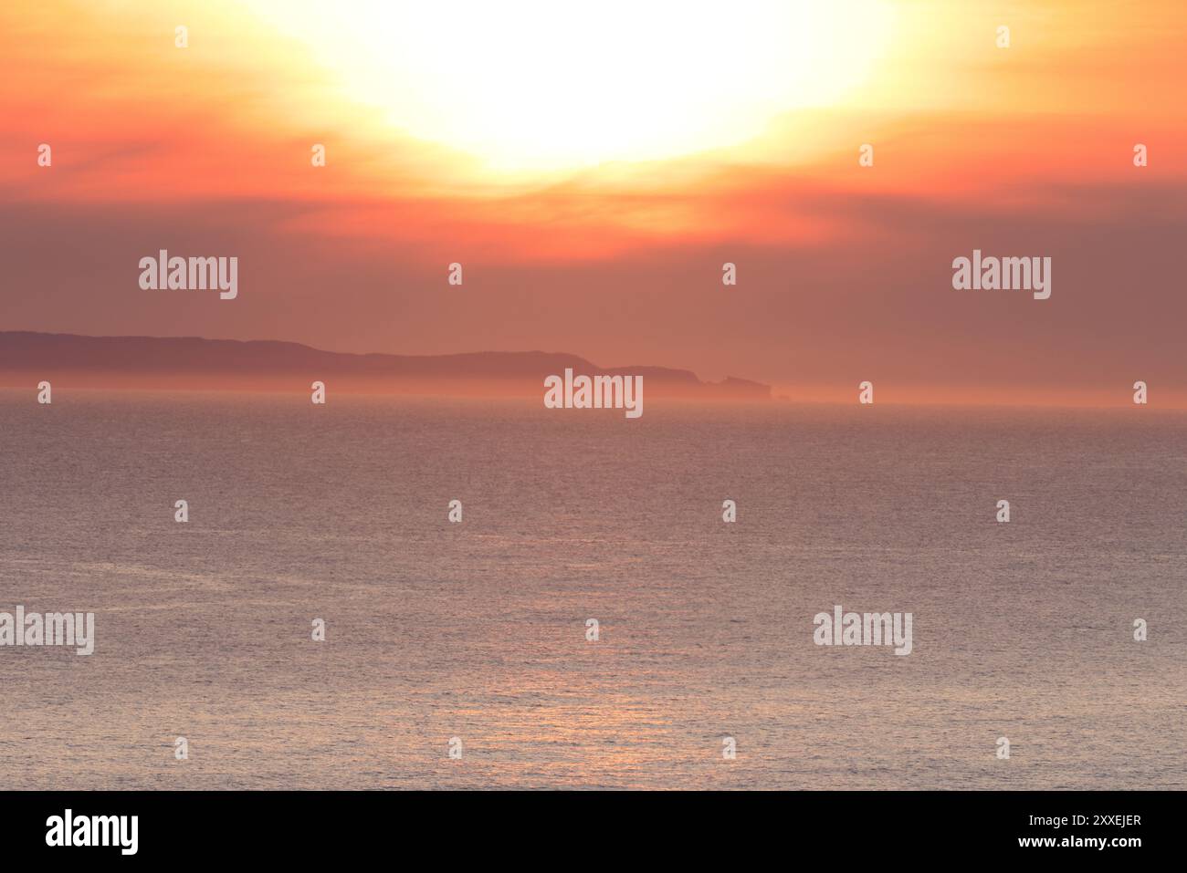 Sunset, Long Point Lighthouse, Crow Head, Newfoundland, Canada Stock ...