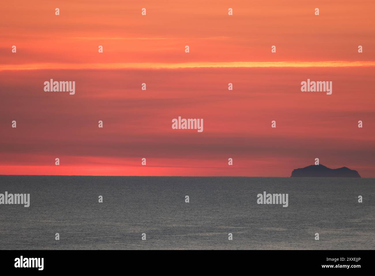 Sunset, Long Point Lighthouse, Crow Head, Newfoundland, Canada Stock ...