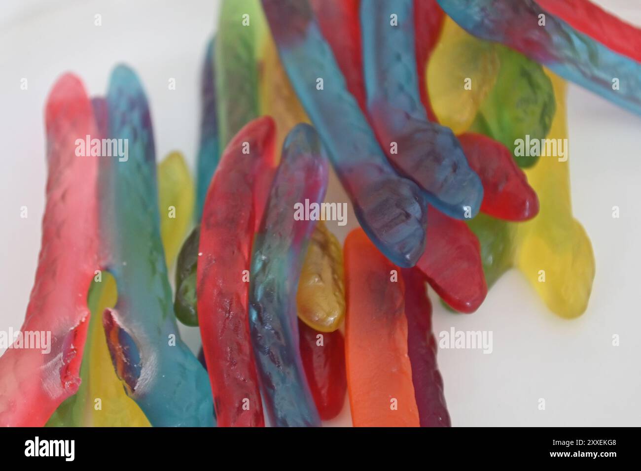 Sweet Colored Snakes 20 Stock Photo - Alamy