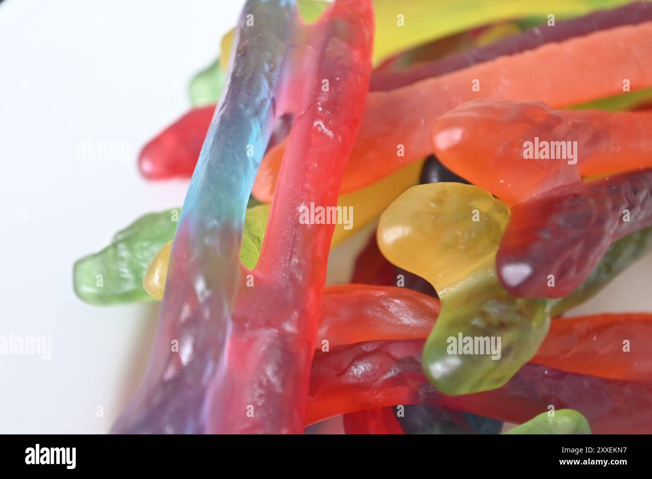 Sweet Colored Snakes 6 Stock Photo - Alamy