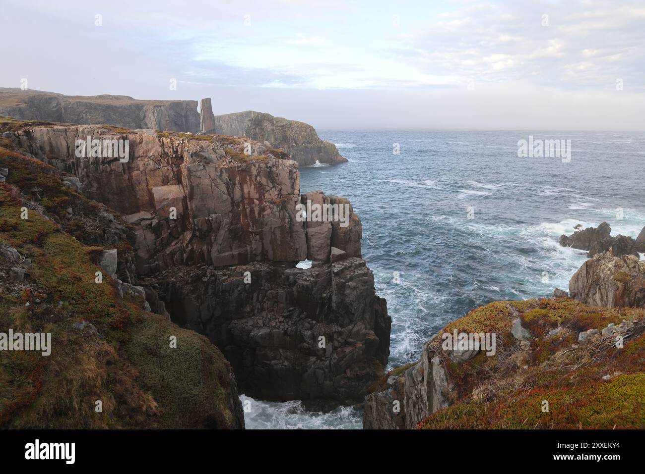 The Chimney, at Spillars Cove in Newfoundland and Labrador, Canada ...