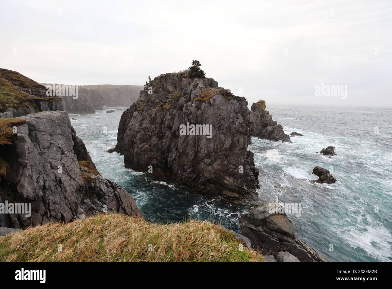 The Chimney, at Spillars Cove in Newfoundland and Labrador, Canada ...