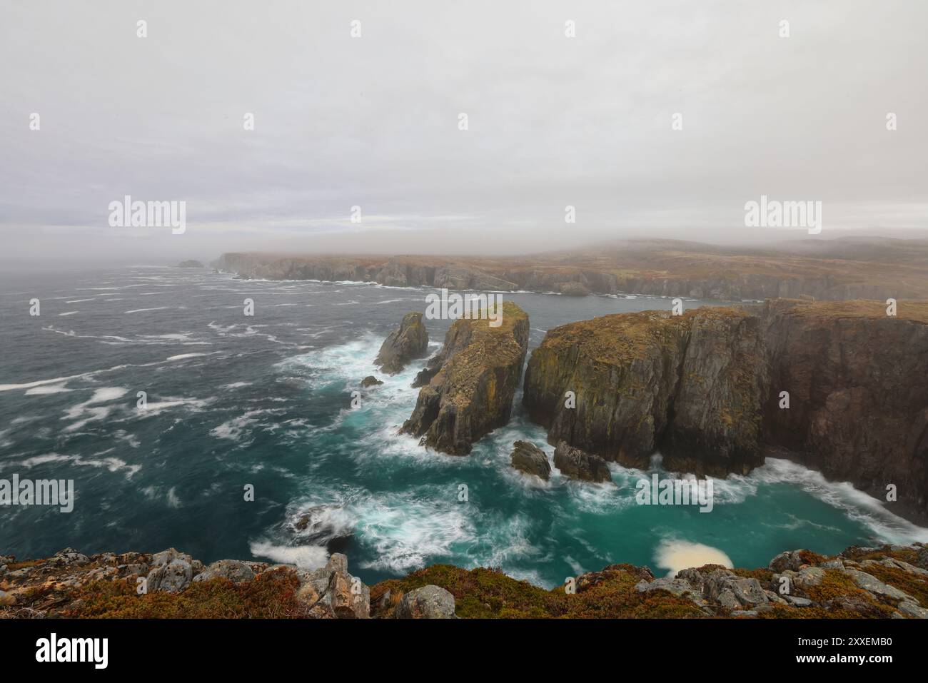 The Chimney, at Spillars Cove in Newfoundland and Labrador, Canada ...