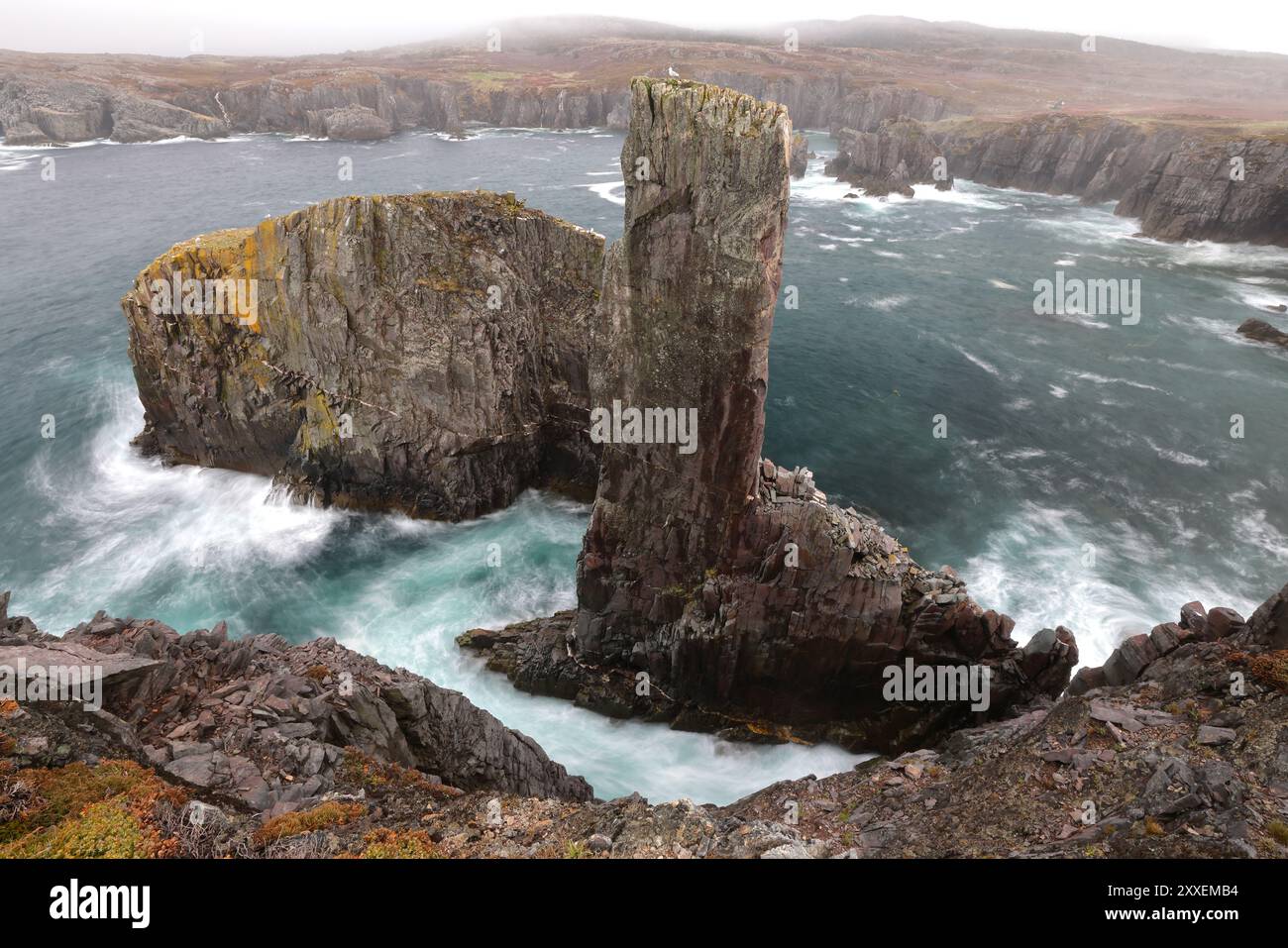 The Chimney, at Spillars Cove in Newfoundland and Labrador, Canada ...