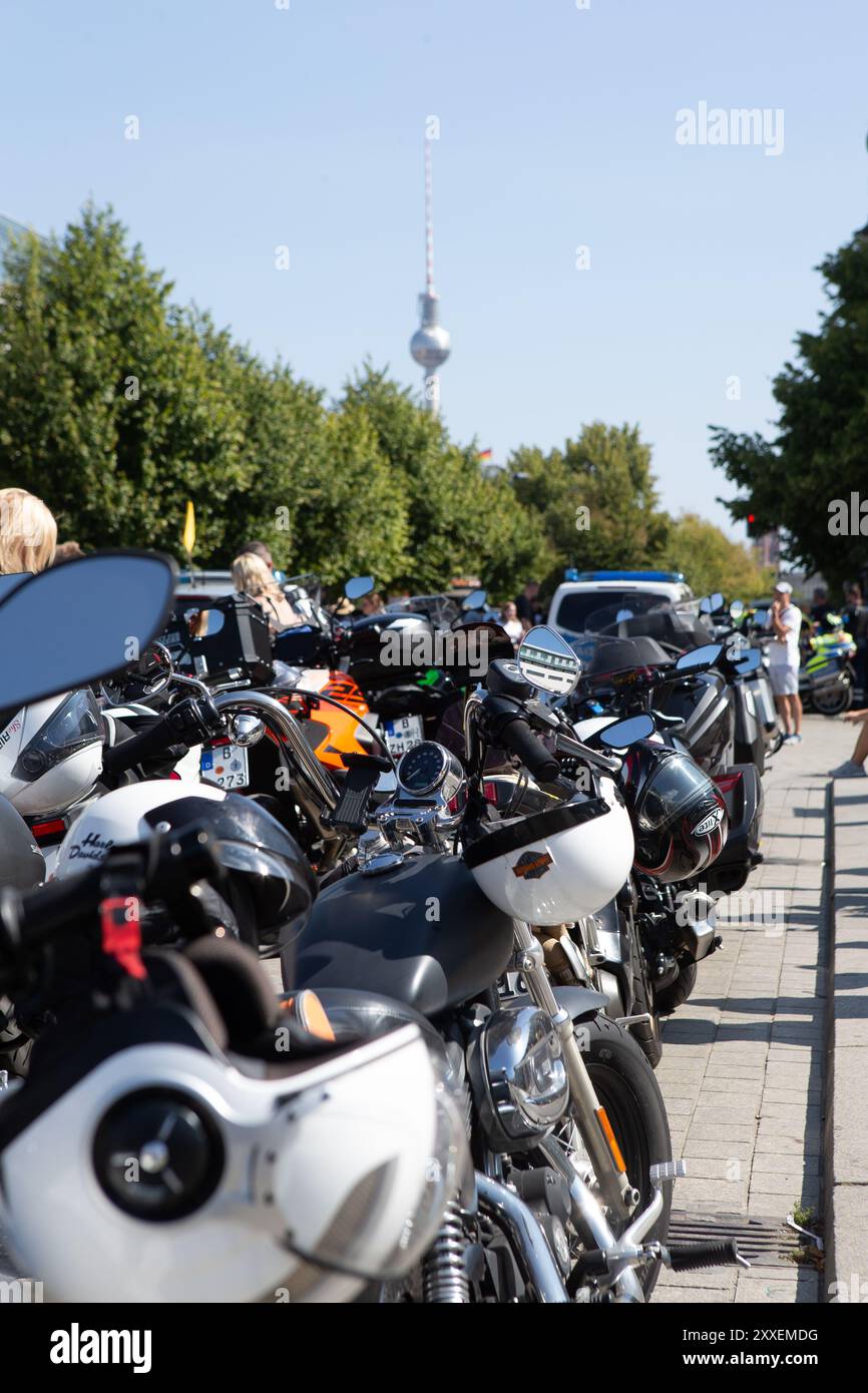 24st. Aug. 2024, Berlin, Germany, Fellows Ride Motorcycle DEMO - With ...