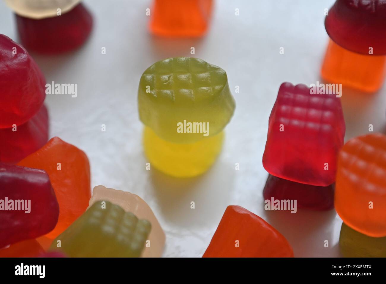 Mixed fruit sweets hi-res stock photography and images - Alamy