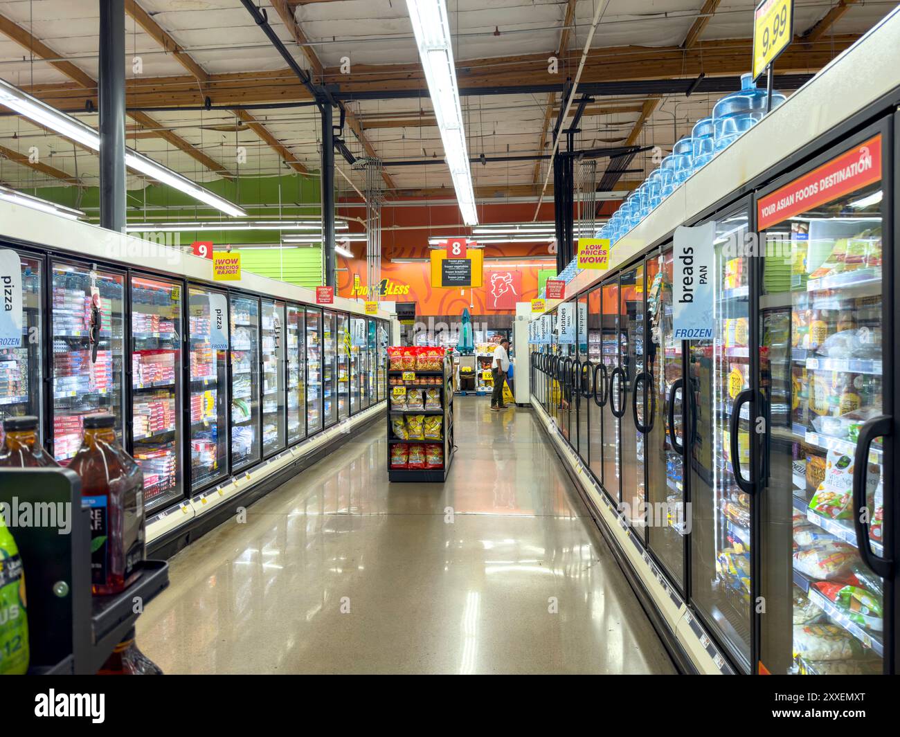 Los Angeles, California, United States - 04-14-2024: A view looking ...