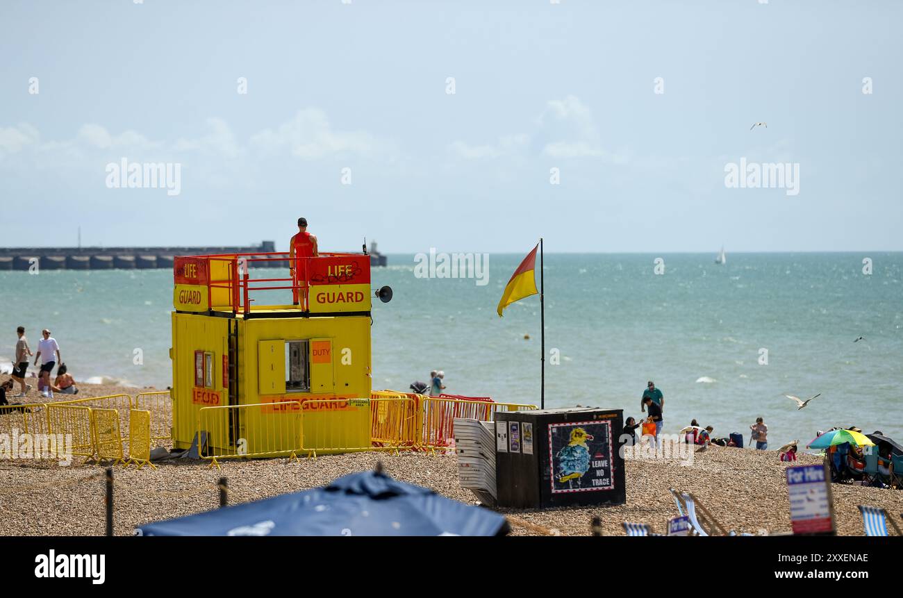 Lifeguard deck on empty sea hi-res stock photography and images - Alamy