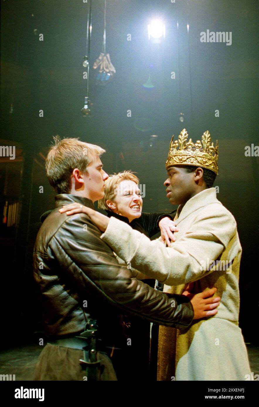 l-r: Neil Madden (Edward, Prince of Wales), Fiona Bell (Queen Margaret ...