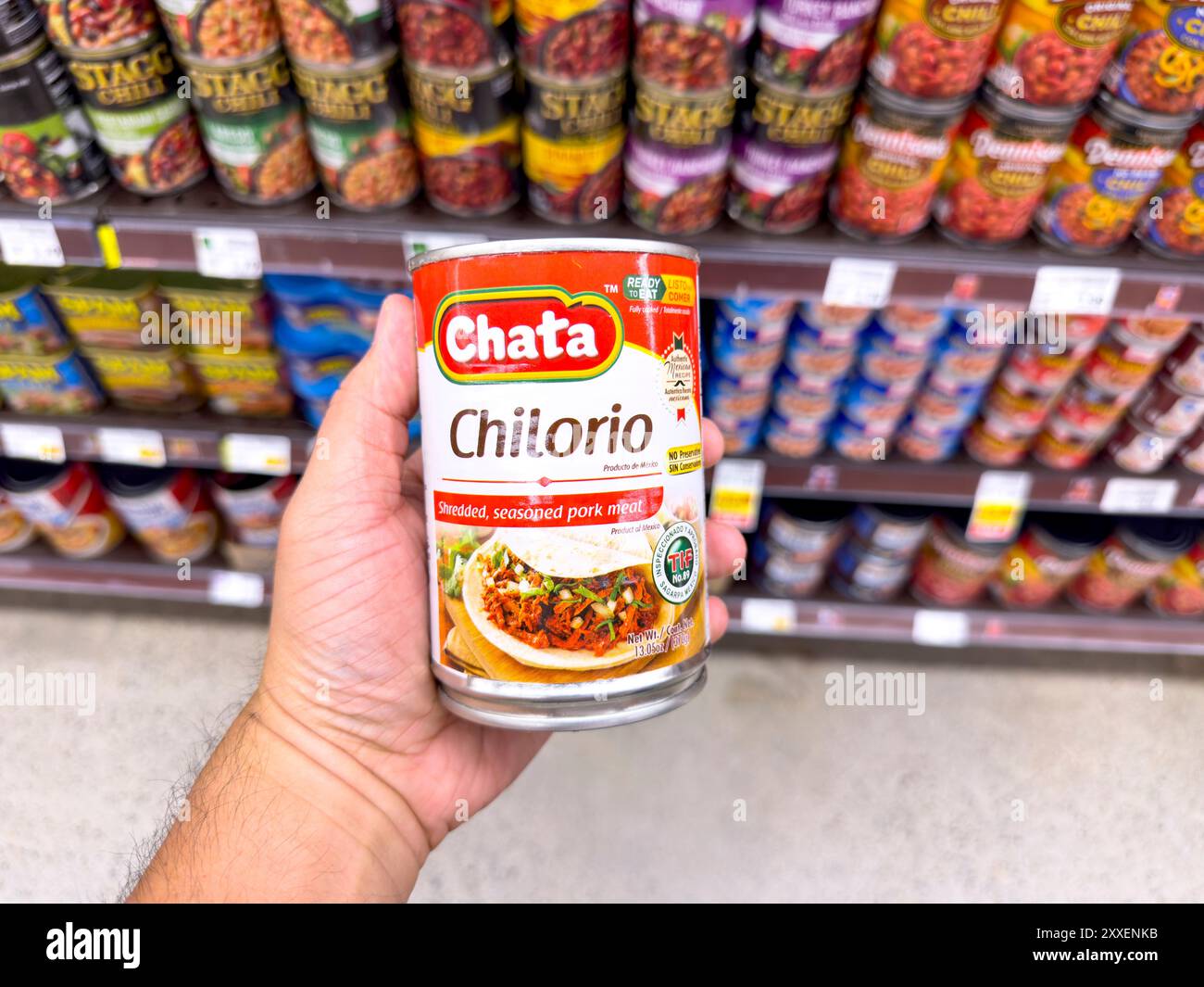 Los Angeles, California, United States - 04-14-2024: A view of a hand ...