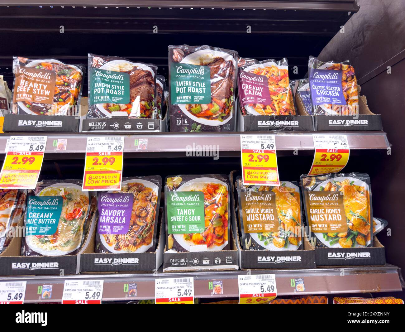 Los Angeles, California, United States - 04-14-2024: A view of several ...