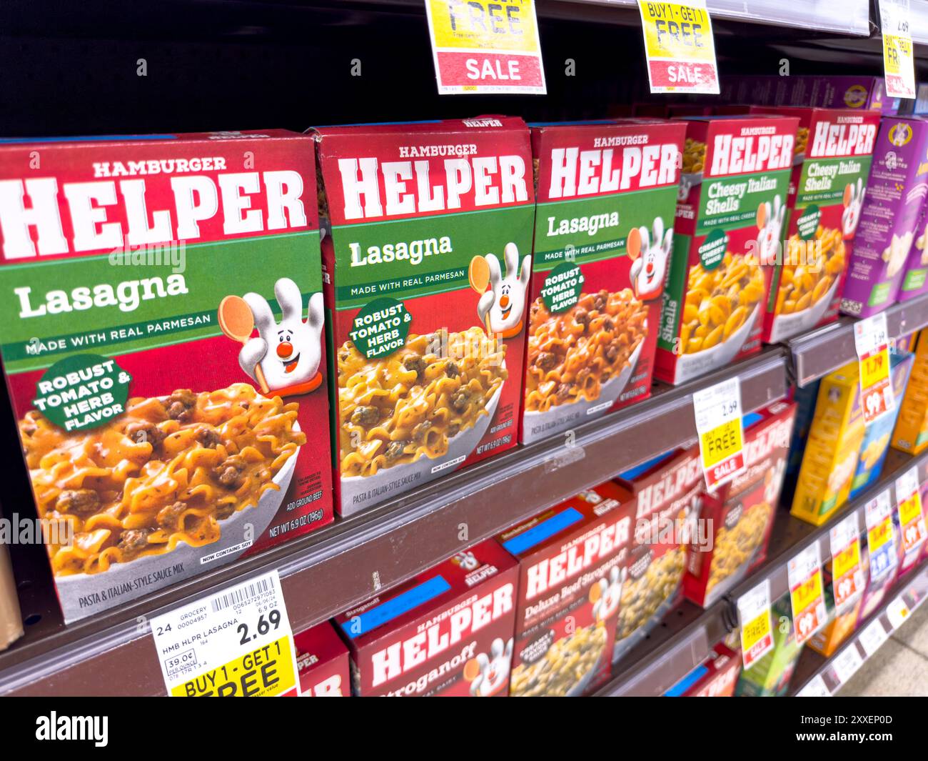 Los Angeles, California, United States - 04-14-2024: A view of several ...