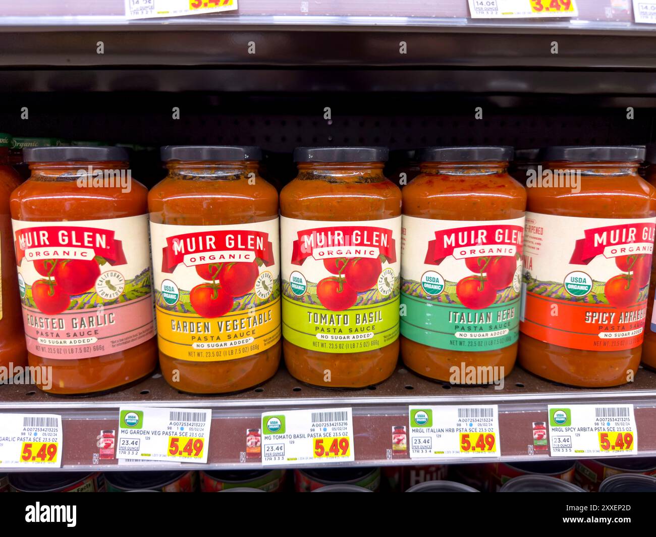 Los Angeles, California, United States - 04-14-2024: A view of several ...