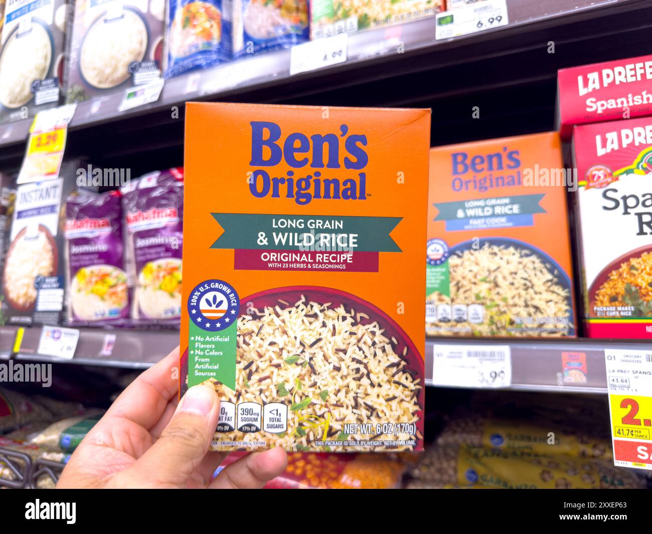 Los Angeles, California, United States - 04-14-2024: A view of a hand ...