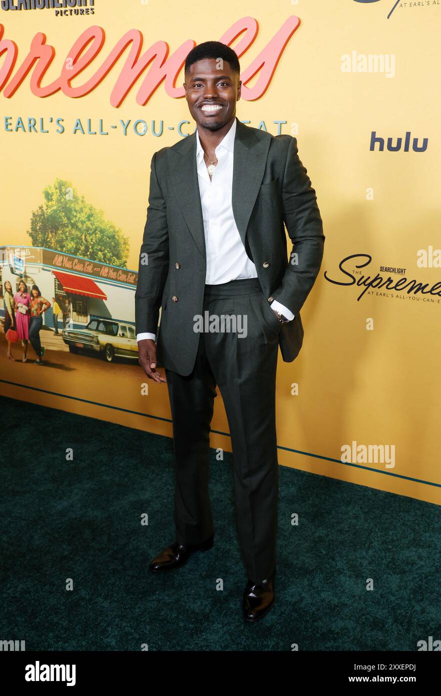Culver City, Ca. 23rd Aug, 2024. Cleveland Berto at Hulu's The Supremes ...