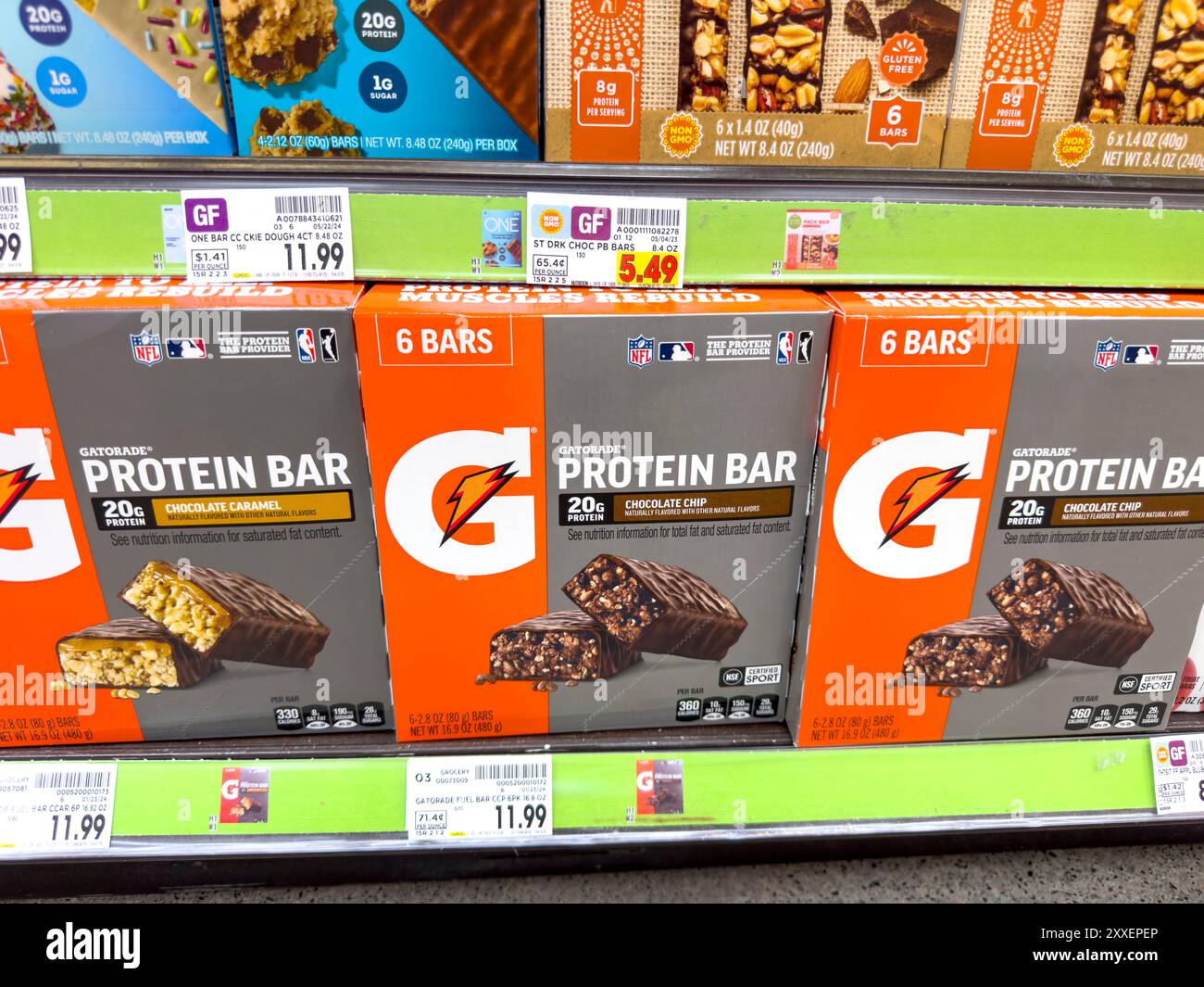 Los Angeles, California, United States - 04-14-2024: A view of several ...