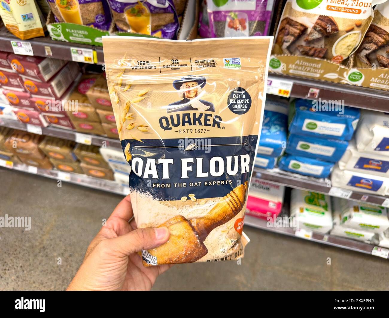 Los Angeles, California, United States - 04-14-2024: A view of a hand ...