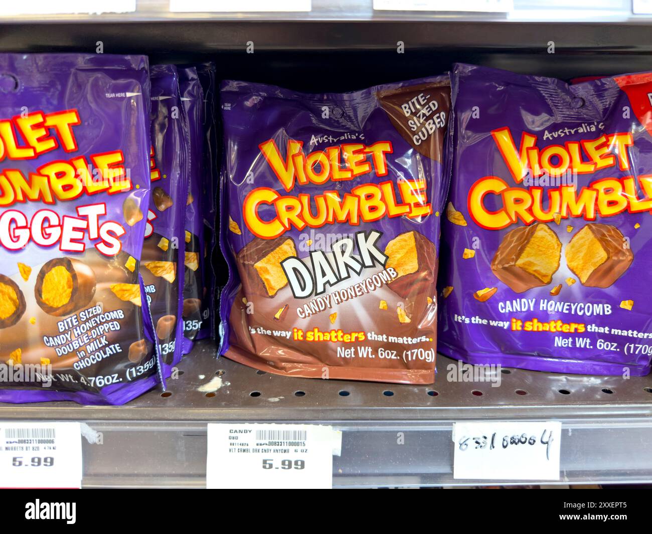 Violet crumble hi-res stock photography and images - Alamy