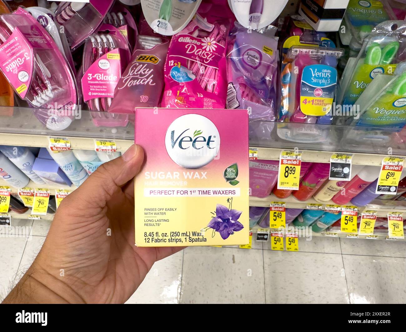 Los Angeles, California, United States - 04-14-2024: A view of a hand ...