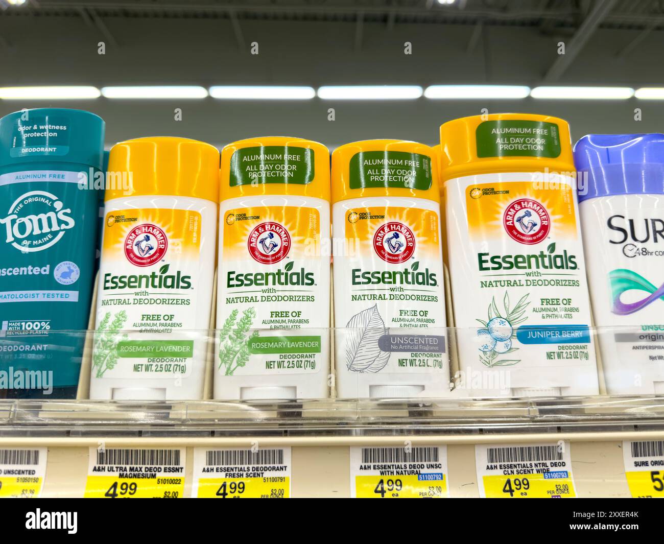 Los Angeles, California, United States - 04-14-2024: A view of several ...