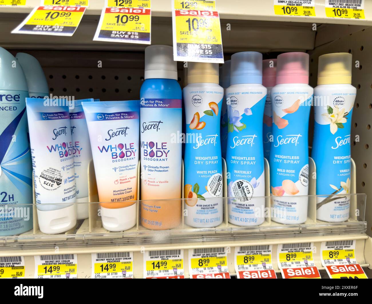 Secret deodorant hi-res stock photography and images - Alamy