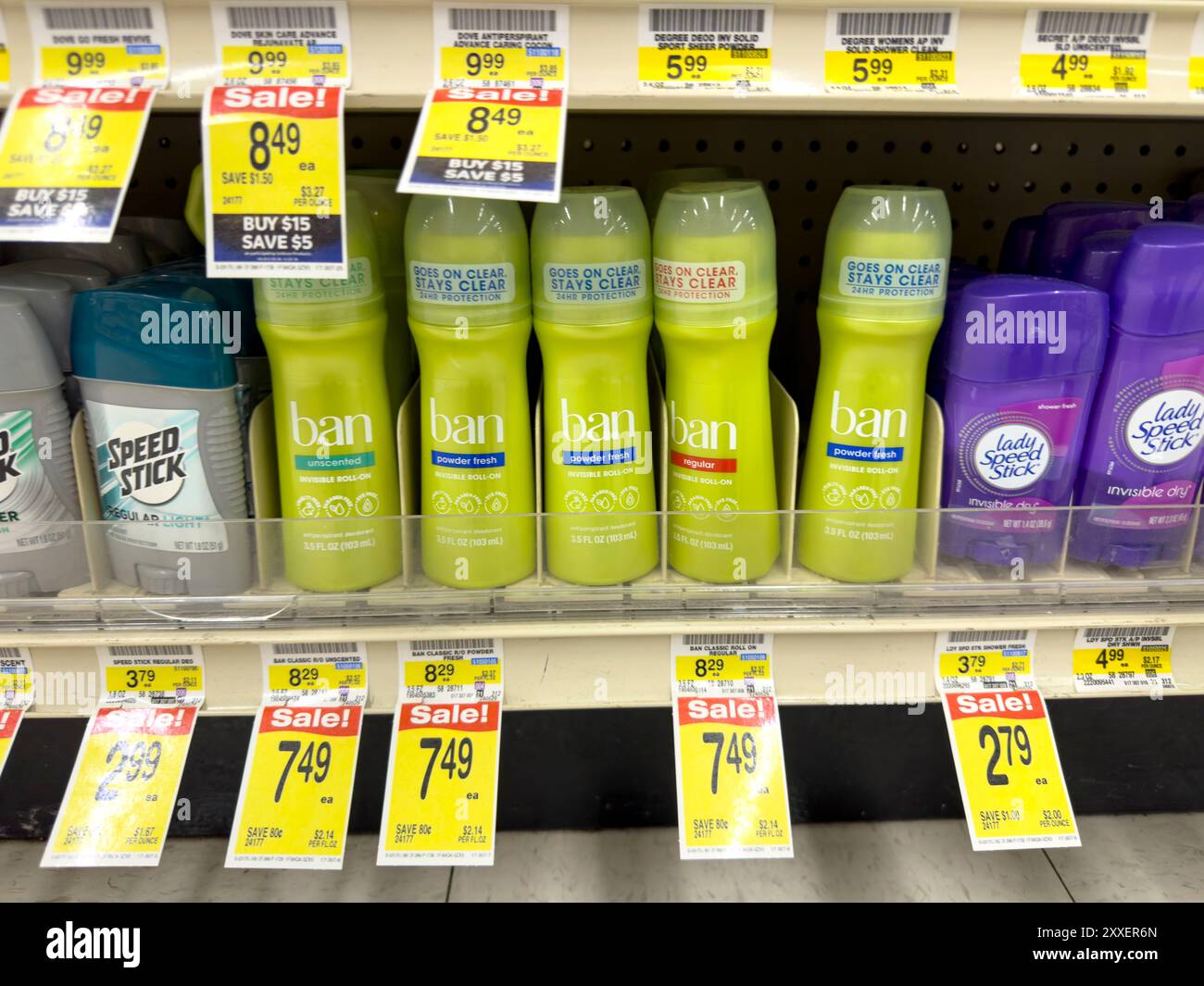 Los Angeles, California, United States - 04-14-2024: A view of several ...