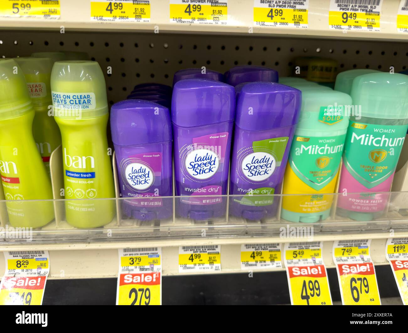 Los Angeles, California, United States - 04-14-2024: A view of several ...