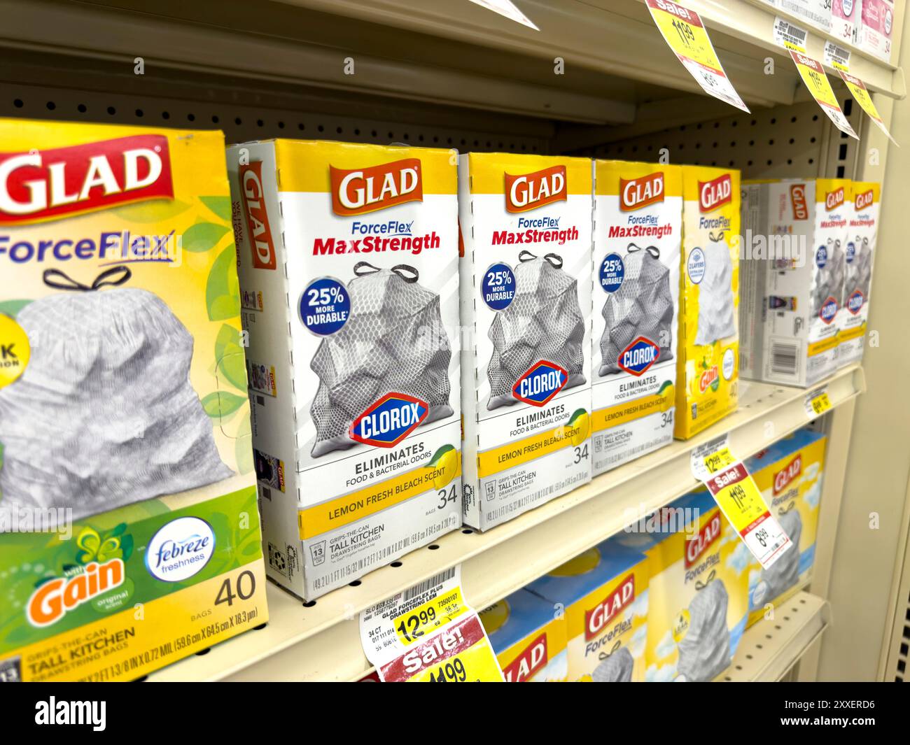 Los Angeles, California, United States - 04-14-2024: A view of several ...