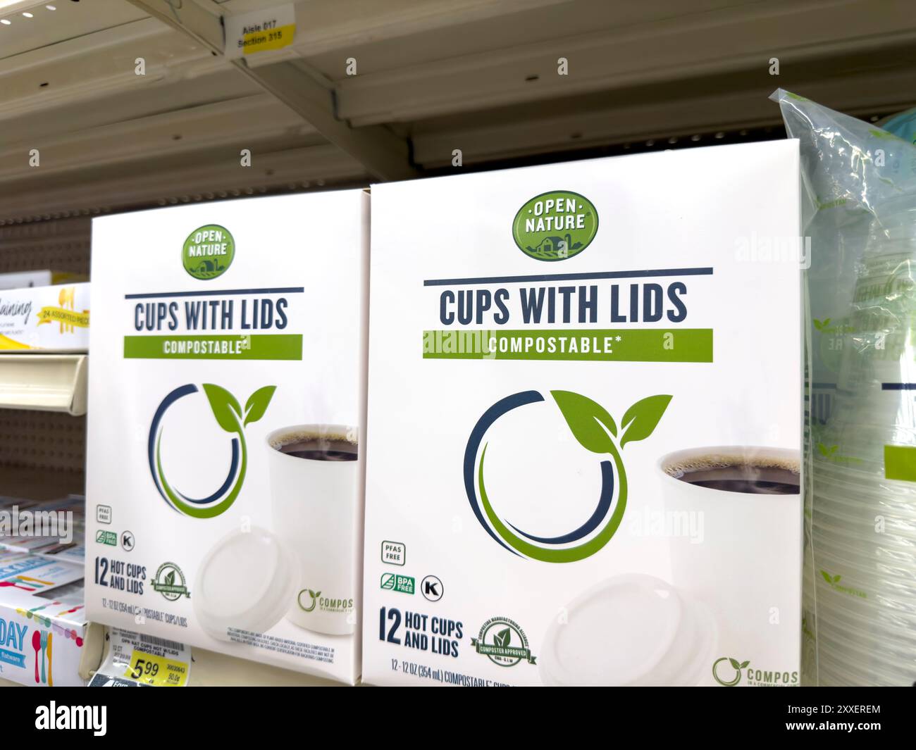 Los Angeles, California, United States - 04-14-2024: A view of several ...