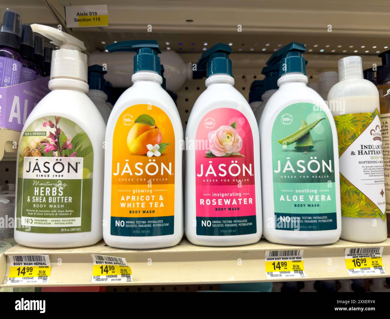 Los Angeles, California, United States - 04-14-2024: A view of several ...