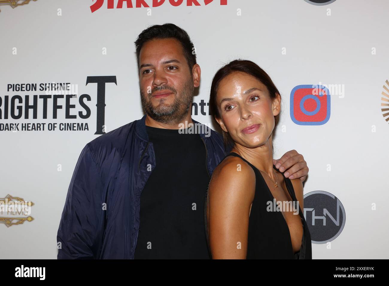 London, UK. 24 Aug, 2024. Phillip da Silva and Rakel Bener Gajdusek ...