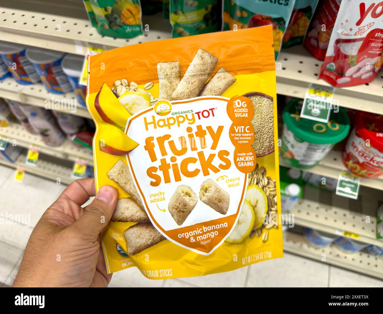 Los Angeles, California, United States - 04-14-2024: A view of a hand ...