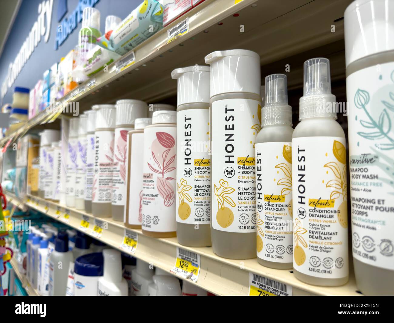 Los Angeles, California, United States - 04-14-2024: A view of several ...