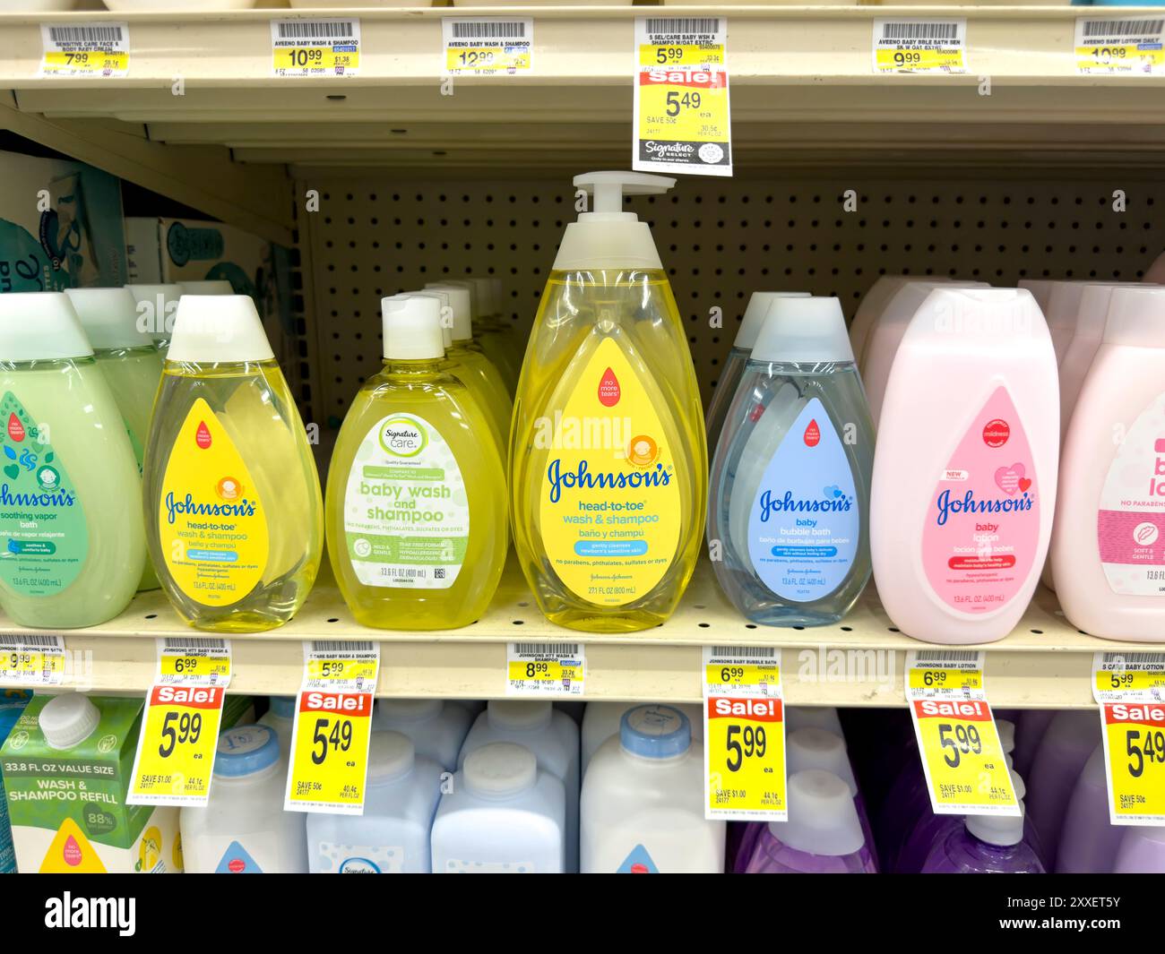 Los Angeles, California, United States - 04-14-2024: A view of several ...