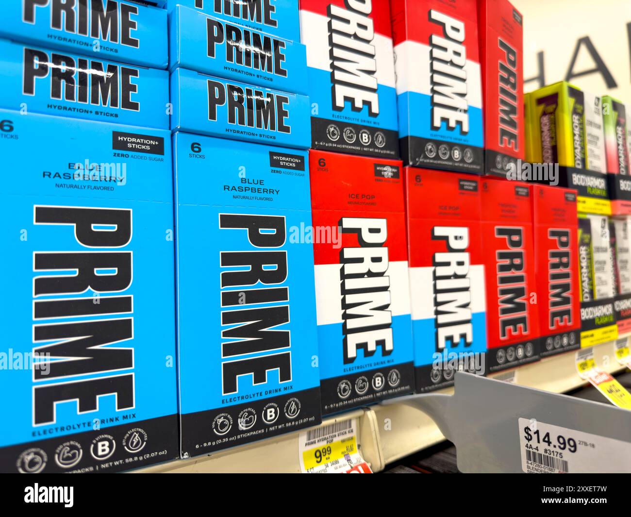Prime hydration energy drink hi-res stock photography and images - Alamy
