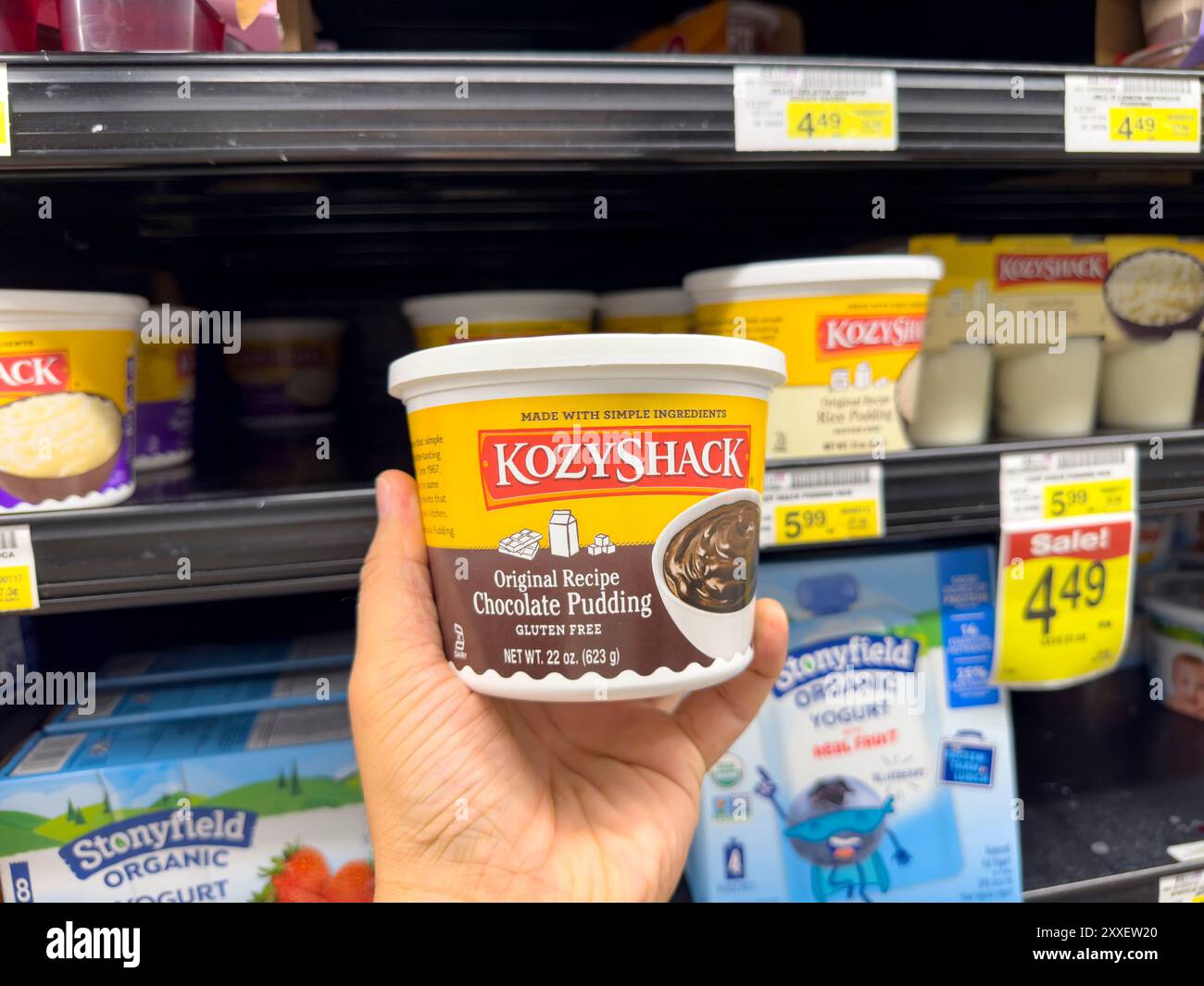 Los Angeles, California, United States - 04-14-2024: A view of a hand ...