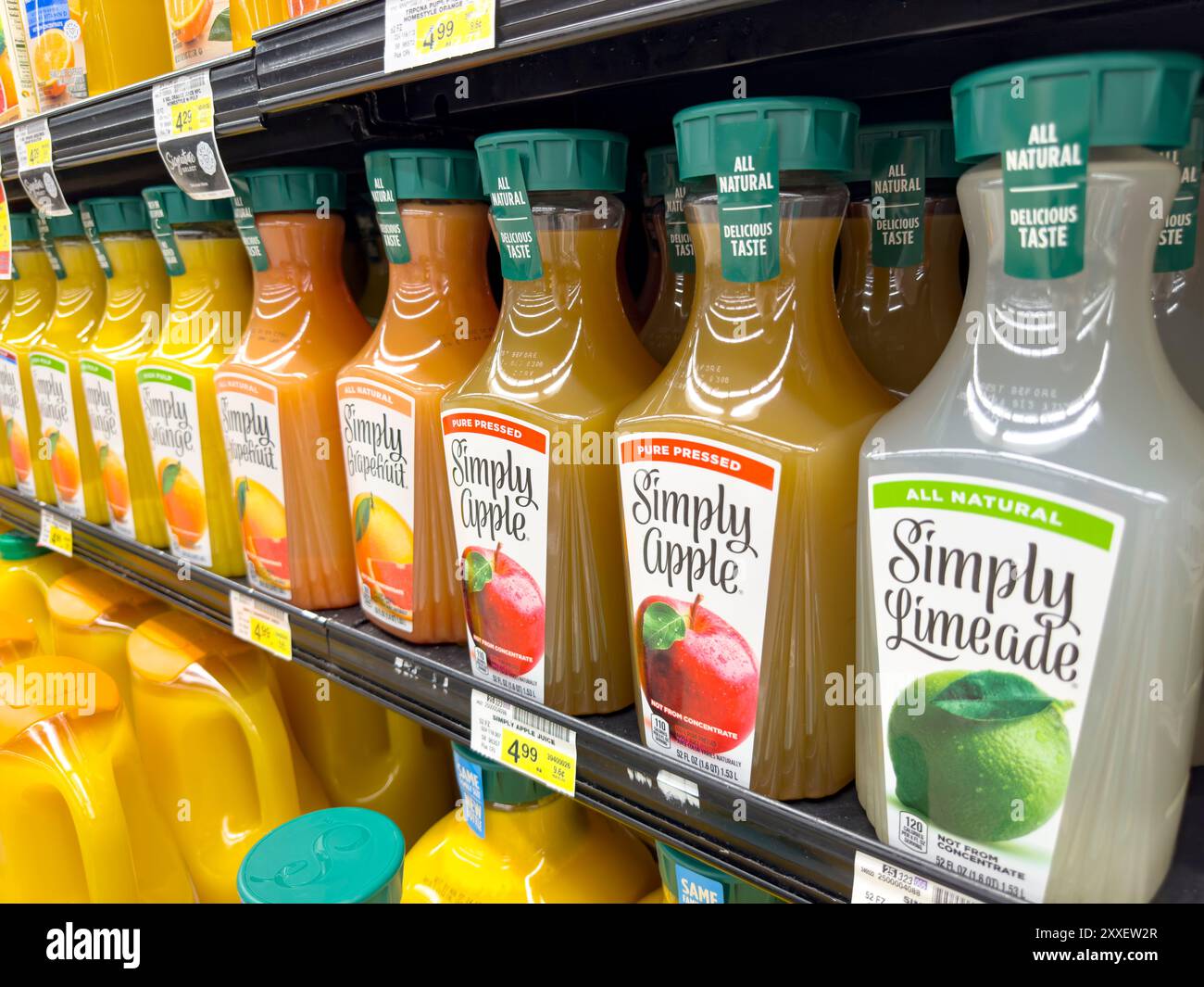 Los Angeles, California, United States - 04-14-2024: A view of several ...