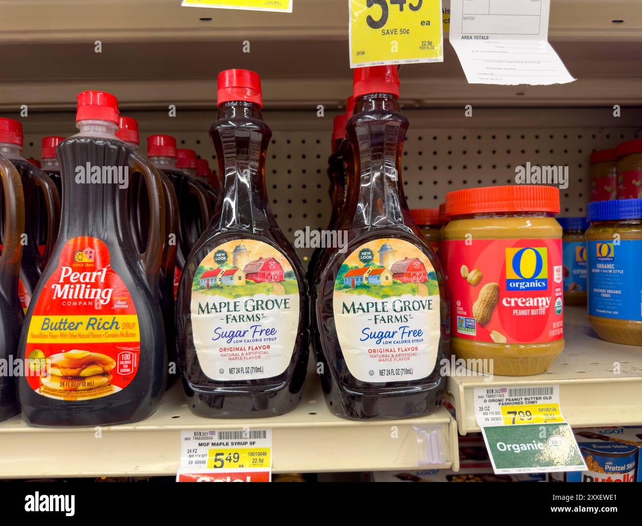 Los Angeles, California, United States - 04-14-2024: A view of several ...