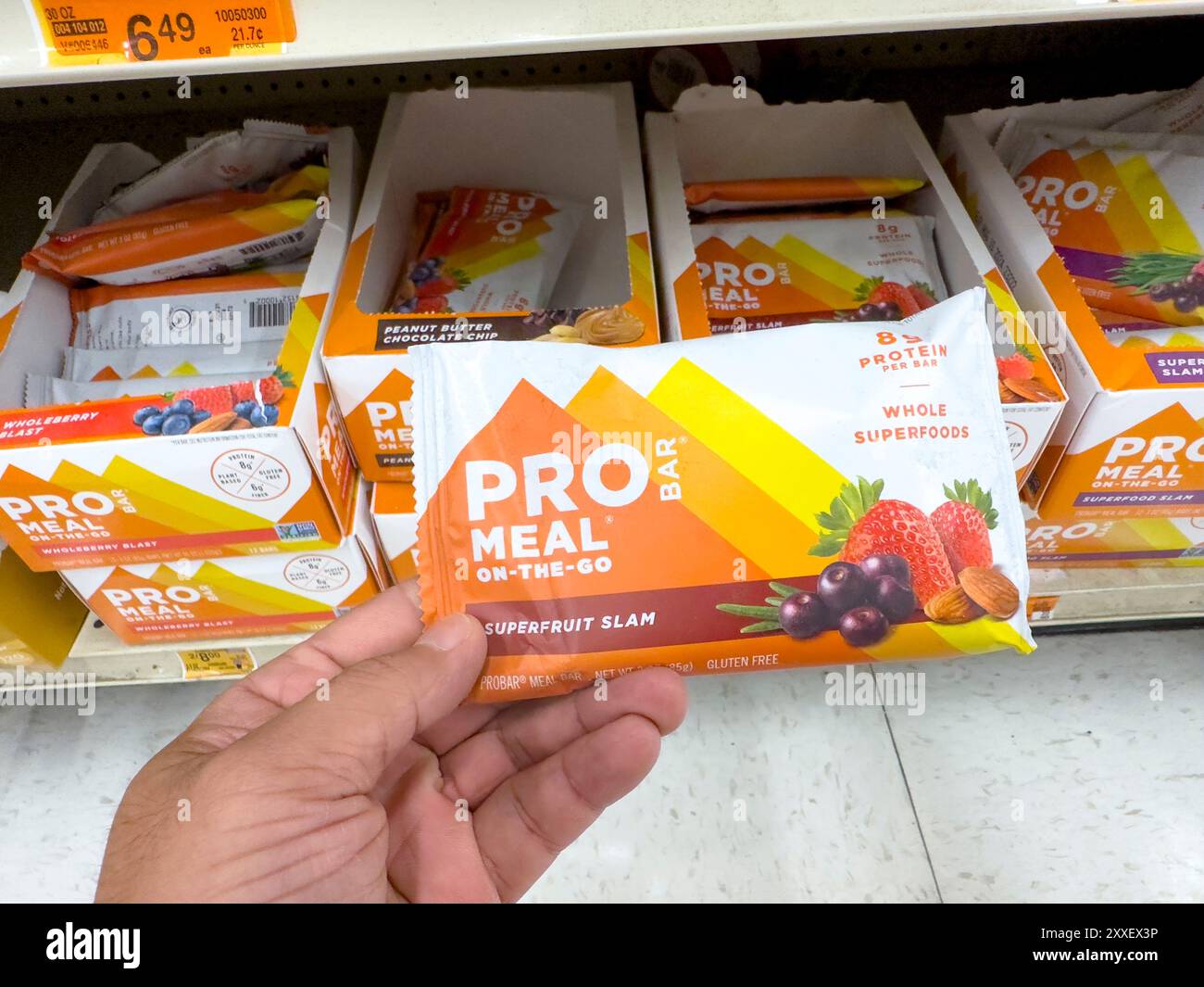 Los Angeles, California, United States - 04-14-2024: A view of a hand ...