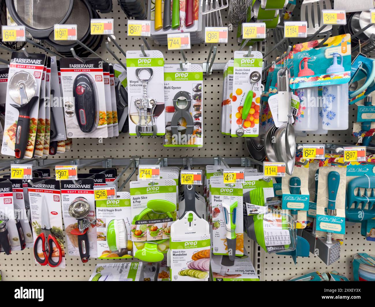 Los Angeles, California, United States - 04-14-2024: A view of several ...